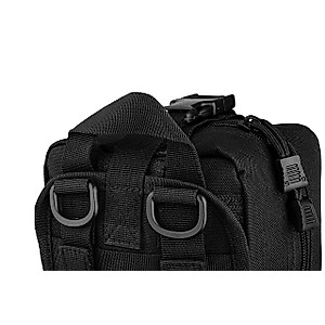 Scherber Premium IFAK Kit Trauma Pack | HSA/FSA Approved | Fully Stocked MOLLE Pouch w/CAT Tourniquet, HyFin Chest Seal, & Israeli Bandage | Trauma Kit for Gunshot, Bleeding, Major Wound Care (Black)