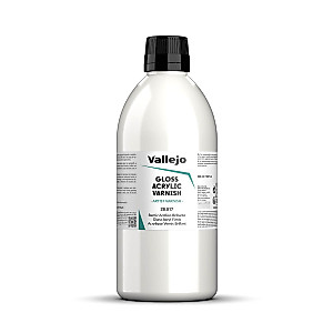 Vallejo Model Color 500 ml Gloss Acrylic Varnish, White