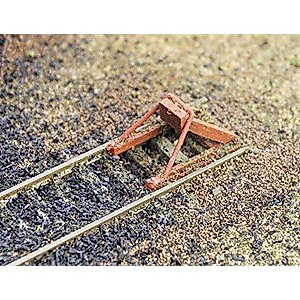Walthers Cornerstone HO Scale Model Track Bumpers Kit, 8