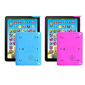 Kids Learning Pad Fun Kids Tablet Touch and Learn Phone Learning Games Early Child Development Toy for Number Learning, Learning ABCs, Spelling, Animal Game Melodies Educational Toy