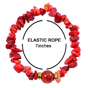 Manfnee To My Love/To My Mom Bracelet Irregular Beads Stone Bracelets for Women Gifts for Lady