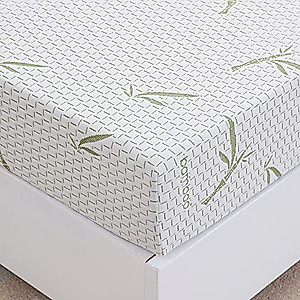 IULULU 6 Inch Memory Foam Mattress Medium-Firm Feel with Bamboo Cover, Breathable Bed Mattresses with CertiPUR-US Certified, Queen