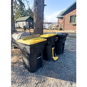 EZ Wheel Two Wheeled Dumpster Dolly (69D)