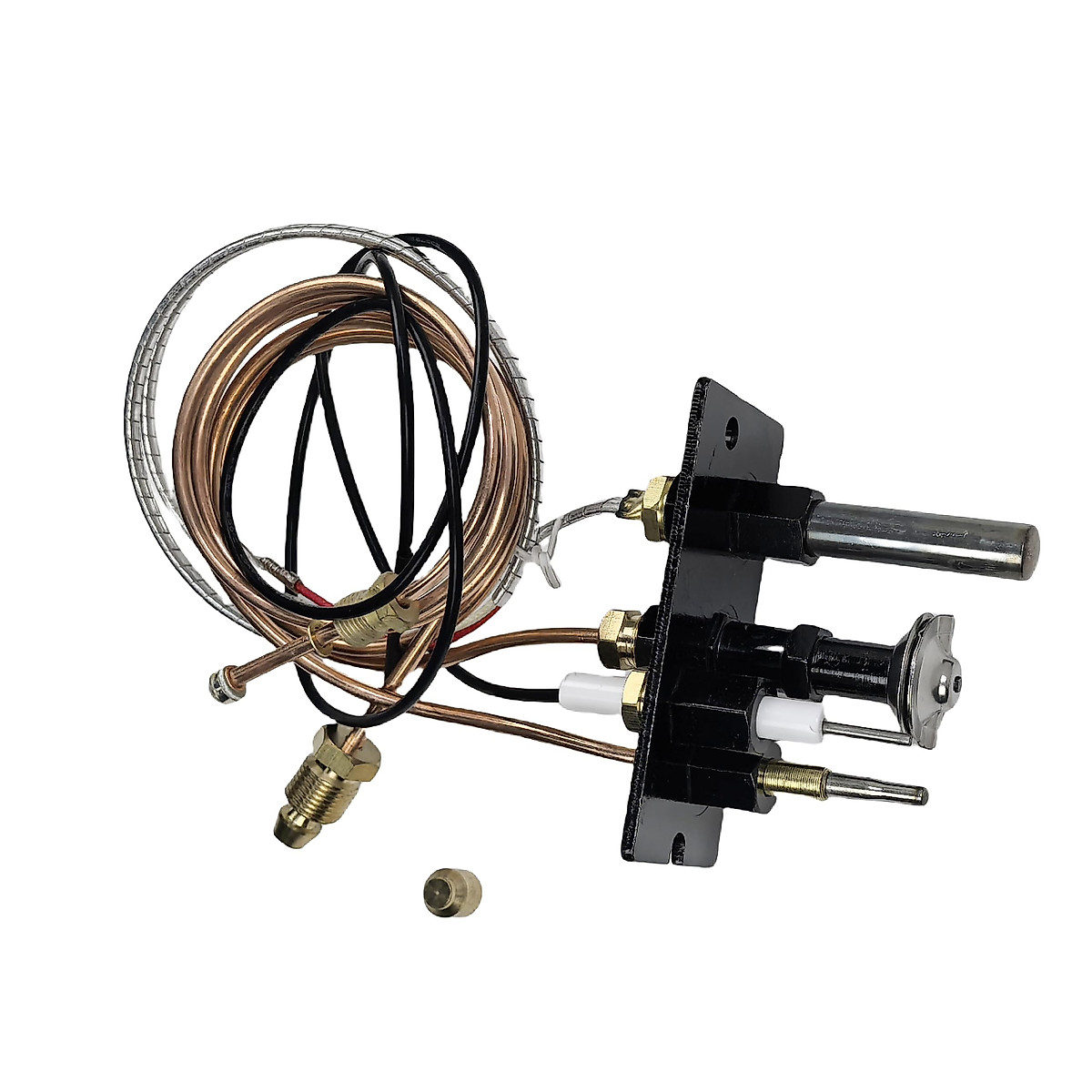 10002265 Replacement Propane/Natural Gas 3 Way Pilot Assembly compatible with for Majestic Temco, and Vermont Castings gas stoves