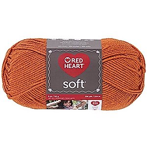 Red Heart Soft Yarn, Tangerine