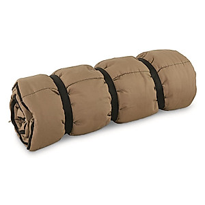 Guide Gear Canvas Hunter Sleeping Bag 0-Degree Fleece Lined Hooded for Adults Warm Winter Cold Weather Lightweight Portable for Camping, Backpacking, Hiking, Outdoors