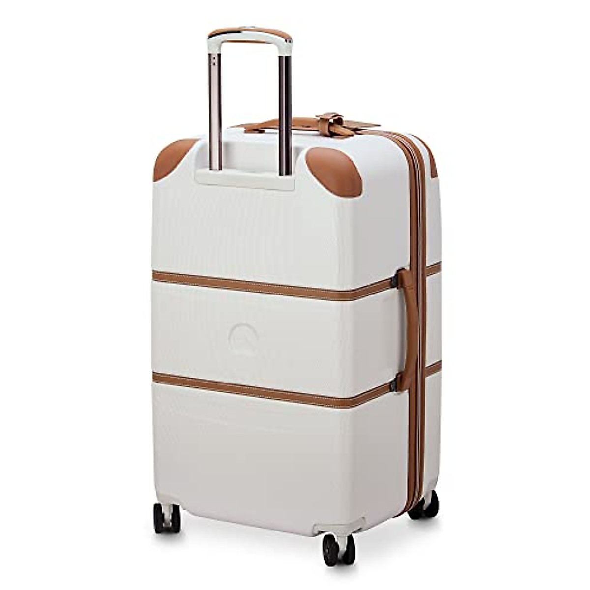 DELSEY PARIS Chatelet Air 2.0 Hardside Luggage Trunk with Spinner Wheels, Angora, Checked-26 Inch Trunk