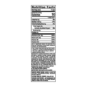 Monster Energy Zero Sugar, Low Calorie Energy Drink, 16 FL OZ (Pack of 24)