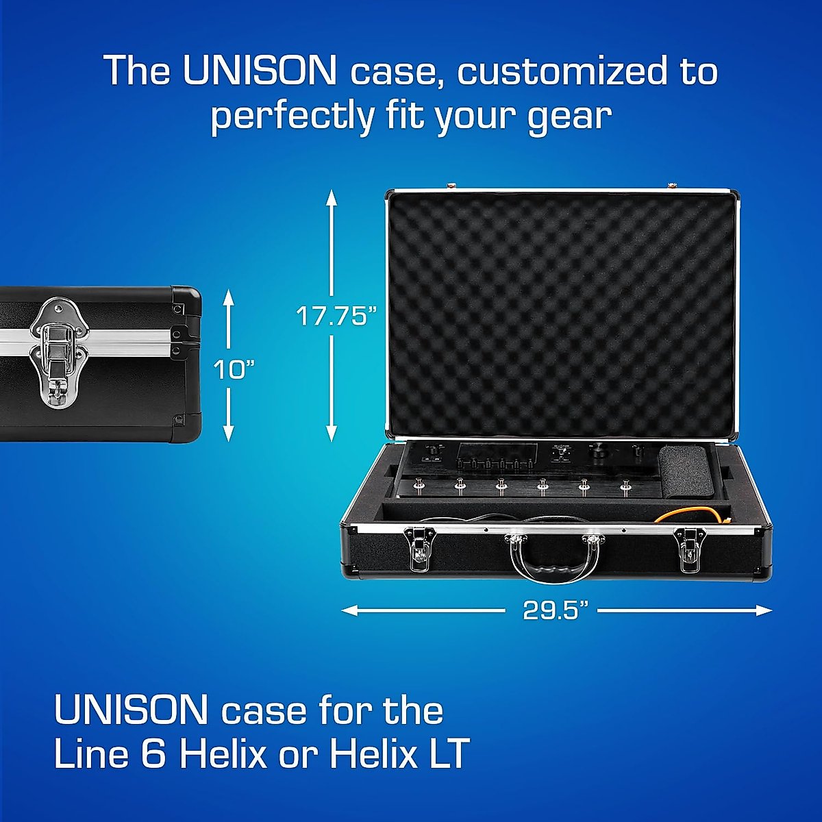 ANALOG CASES Line 6 Helix/Helix LT Case - Ultra-Lightweight UNISON Hard Case