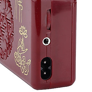 Shanrya Buddha Songs Player, Buddhist Chanting Player Buddhist Prayer Machine with Power Cable for Home for Family for Elders for Temple