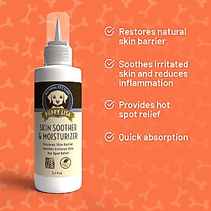 PUPPY LISA Dog Soother and Moisturizer Hotspot Cream - with Coconut Oil and Arnica for Irritated, Itchy, Dry Skin - Made in The US - Hot Spot Treatment for Dogs, Dog Cream for Irritated Skin