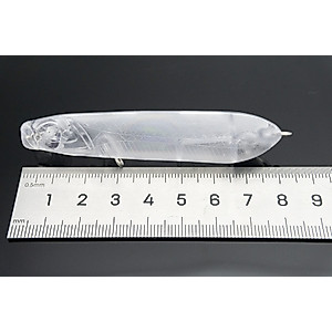 10pcs Unpainted Pencil lipless Bait Fishing Blank Popper Hard Crank Bait Lure Body 85mm 10.2g Blank Lures Free Eye 8247