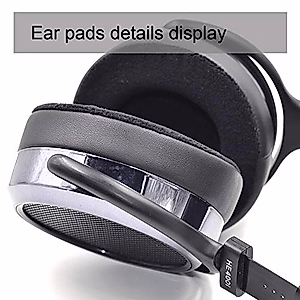 Defean SUNDARA Replacement Earpad Velvet Leatherette and Soft Foam Ear Pads Compatible with Hifiman SUNDARA HE400 HE400SE 400I 400S HE560 560I HE500 300 350 HE3 5 6 Headphones