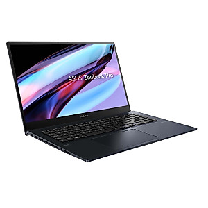 ASUS Zenbook Pro 17 17.3” Touch Display, 165Hz Refresh Rate, AMD Ryzen 9 6900HX CPU, GeForce RTX 3050 Graphics, 16GB RAM, 1TB SSD, Windows 11 Home, Tech Black, UM6702RC-DS94T