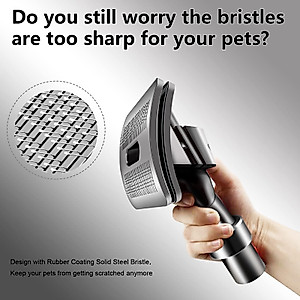 TPDL Groom Tool for Dyson Pet dog Attachment Brush, Compatible with Dyson V15 V12 V11 V10 V8 V7 DC62 DC65 Vacuum Cleaners, with Extended Vacuum Hose & Trigger Lock