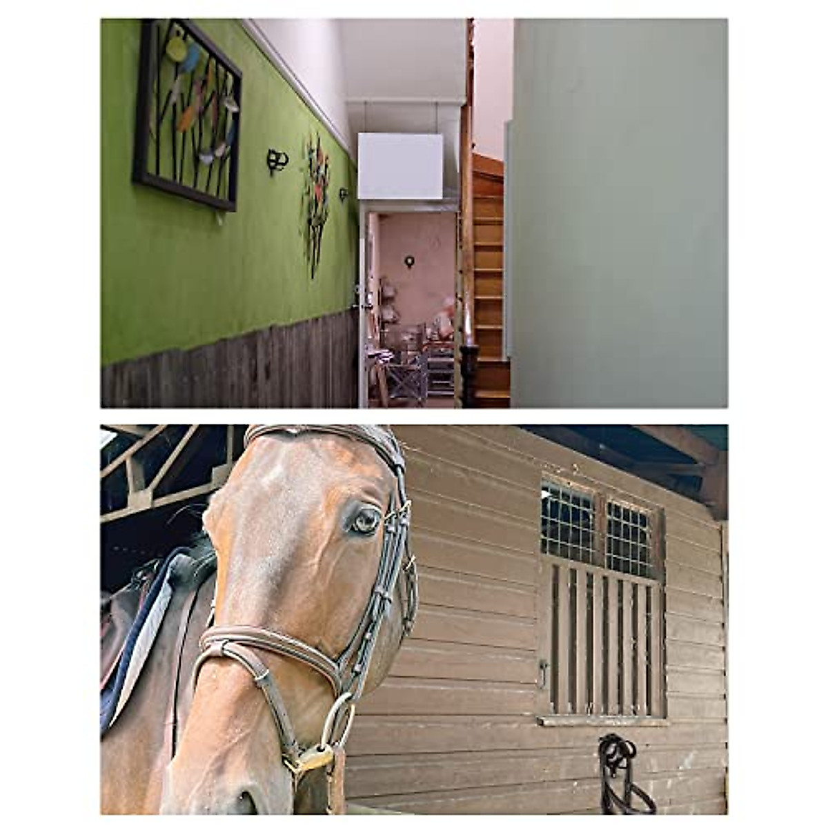 4 Counts Horse Bridle Rack Bridle Hooks, Bridle Bracket Metal Bridle Holder Wall Mount with Tubes and Screw for Horse Barn Supplies, Black