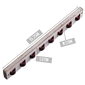 KELEQUI ZAP Sunglasses Organizer for Wall Rustic Home Decor Wood Eyeglass Display Farmhouse Wall Mounted Eyewear Rack Sunglass Holder for Multiple Glasses Unique Birthday Gifts for Dad Husband