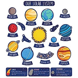 Carson Dellosa – Solar System Bulletin Board Set, Classroom Décor, 32 Pieces