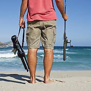 GEERTOP Portable Camping Swivel Folding Stool Seat Foldable Camp Tripod Chair Outdoor Survival Gear for Hiking Fishing Hunting Travel