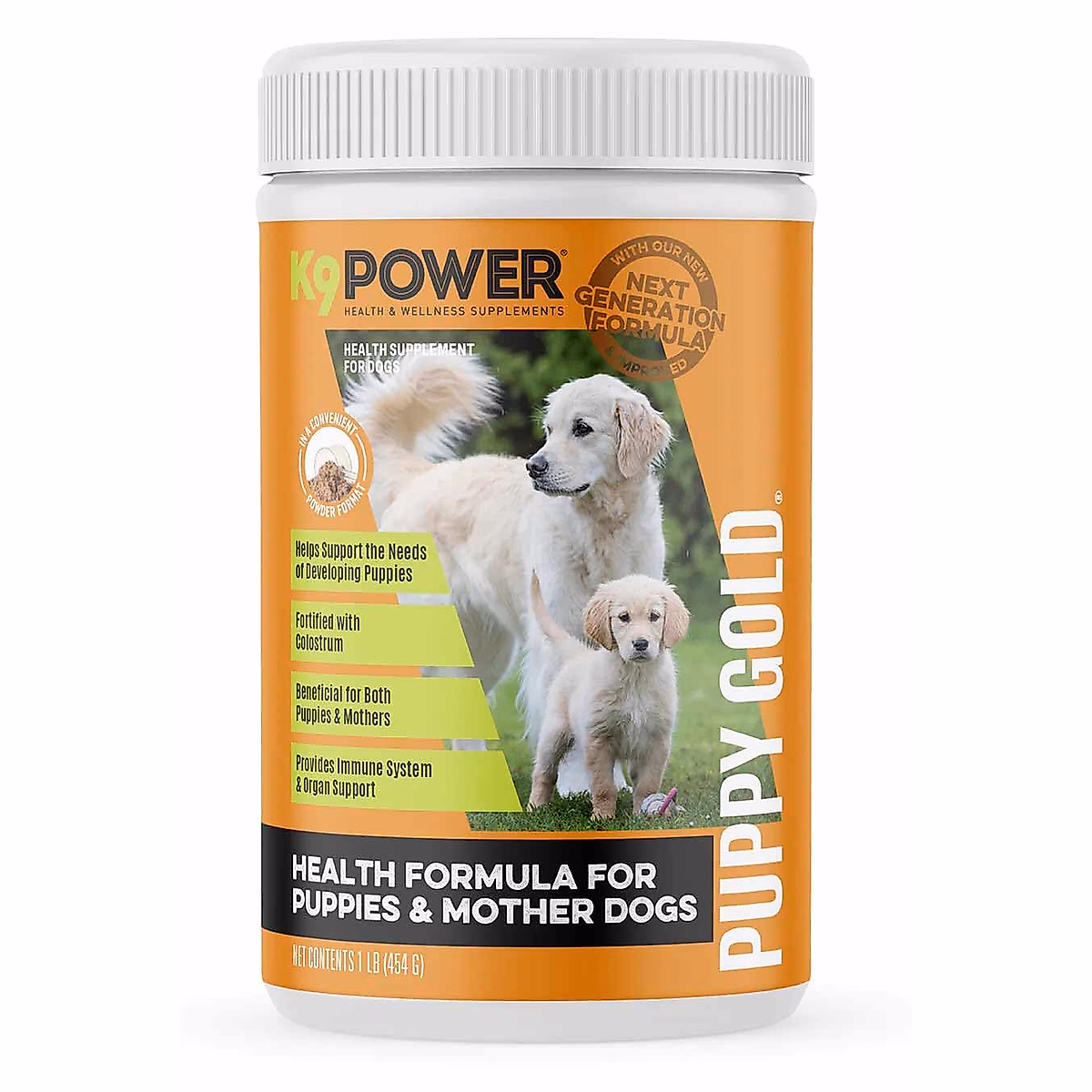 K9-Power - 'Puppy Gold' Growing Puppy Nutrition Formula