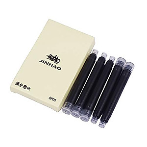 30 PCS Jinhao Fountain Pen Ink Cartridges International Standard Size - Black