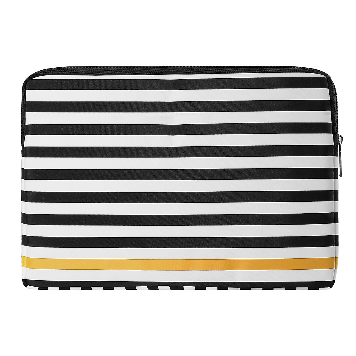 Slim Striped 12-inch Laptop Sleeve Compatible with Asus Laptop L210 E210, Chromebook C202 Flip C214, VivoBook Flip 12 S13, ZenBook 13 UX334 Flip S UX371 (Gold)