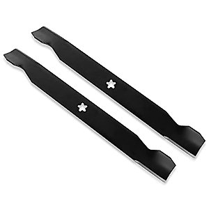 budrash 532138971 Mower Blades for Craftsman/Hus qvarna/Poulan 42" Lawn Tractor, 138498 High Lift Blades for Craftsman LT1000 DYT4000, Hus qvarna YTH18542, Replace 127843 531307224, 2 Pack