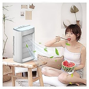 Mini Portable Air Conditioner 3 in 1 USB Portable Air Condition Strong and Durable Personal Humidifier Ideal for Home Office Bedrooms