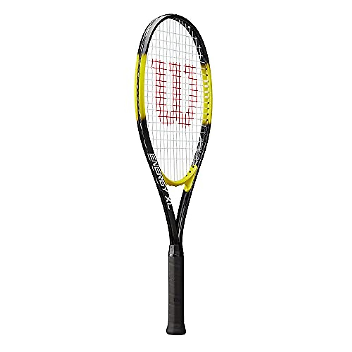 Wilson Energy XL 112 Pre-Strung Recreational Tennis Racquet Bundled with a Pink Advantage II Tennis Bag and a Can of Tennis Balls