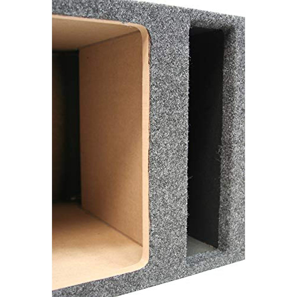 Car Audio Dual 12" Vented Square Sub Box Enclosure fits Kicker L7 Subwoofer