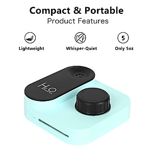 Personal Portable Travel Humidifier Ultrasonic Cool Mist Water Bottle with Auto Shut-Off, Adjustable Travel USB Mini for Car Home Bedroom Office Hotel (Green)