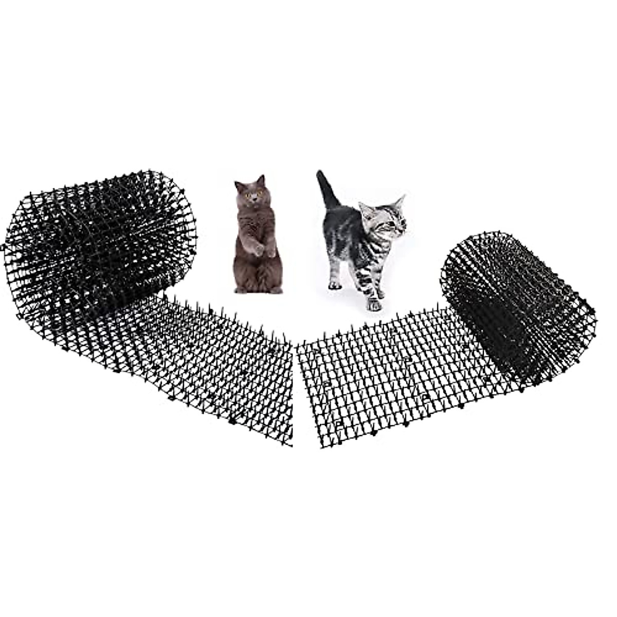 OCEANPAX Scat Cat Mat with Spikes Prickle Strips Digging Stopper Pest Repellent Spike Deterrent Mat, 78 inchx11 inch and 13FT