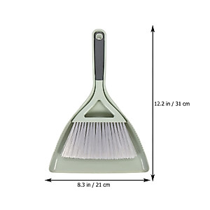 1 Set Set Broom Dustpan Combination Table Cleaning Broom Mini Broom Pet Cleaning Brush Reusable Cleaning Broom Desktop Dustpan Household Table Broom Home Accessory Clean Dust Pan