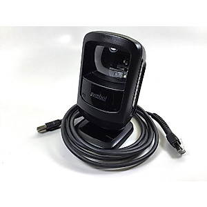 Zebra DS9208-SR Omni-Directional Presentation Barcode Scanner (2D, 1D, QR Code, Postal and Mobile Phones Barcode), Comes with Heavy-Duty Shielded 7-Foot USB Cable (CBA-U21-S07ZAR)