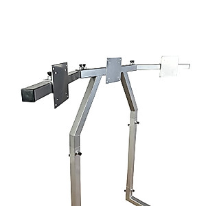 GTR Simulator - GTA Triple Monitor Stands - Small 3 x 24 - Silver Color