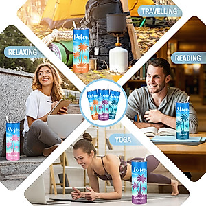 Personalized Tumbler with Name, Custom Beach Vacation Tumblers for Family Friends, Girls Weekend Gifts, 2025 Girls Trip Skinny Tumbler with Lid and Straw, Cruise Trip Gifts, Family Vacation Cups