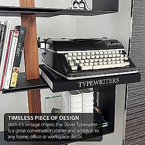 The Oliver Typewriter Company Timeless Manual Typewriter, Black