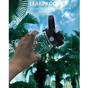 ALIENSX Spout Lid for Wide Mouth Water Bottles, Ideal Chug Cap for Hydro Flask Rambler 12/16/18/32/40/64 oz and Yeti Yonder 20/25/34/50 oz, Replacement Lids with Push Button and Flexible Handle