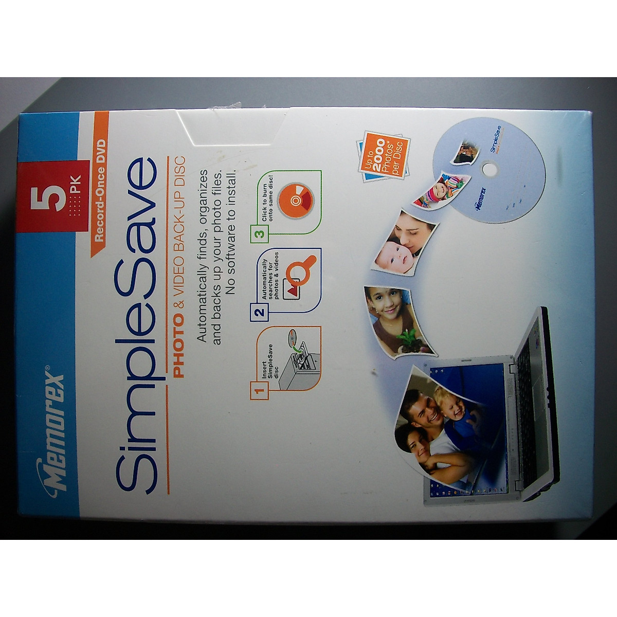 Memorex Simplesave Photo & Video Back-up Disc