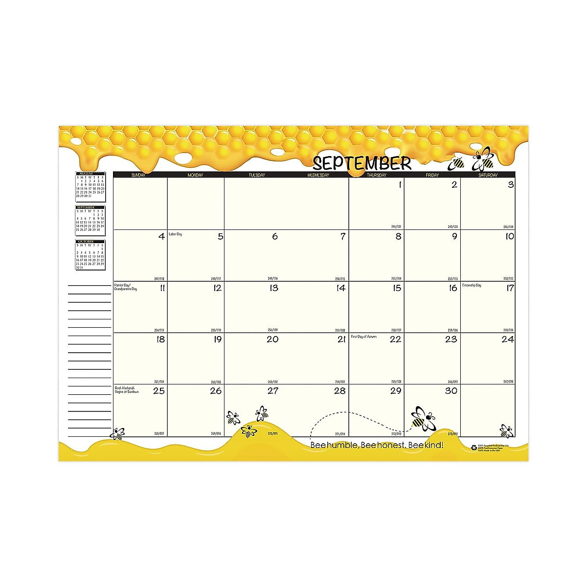 2023-2024 House of Doolittle 10-inch x 7-inch Recycled Academic Honeycomb Planner (2665-02)