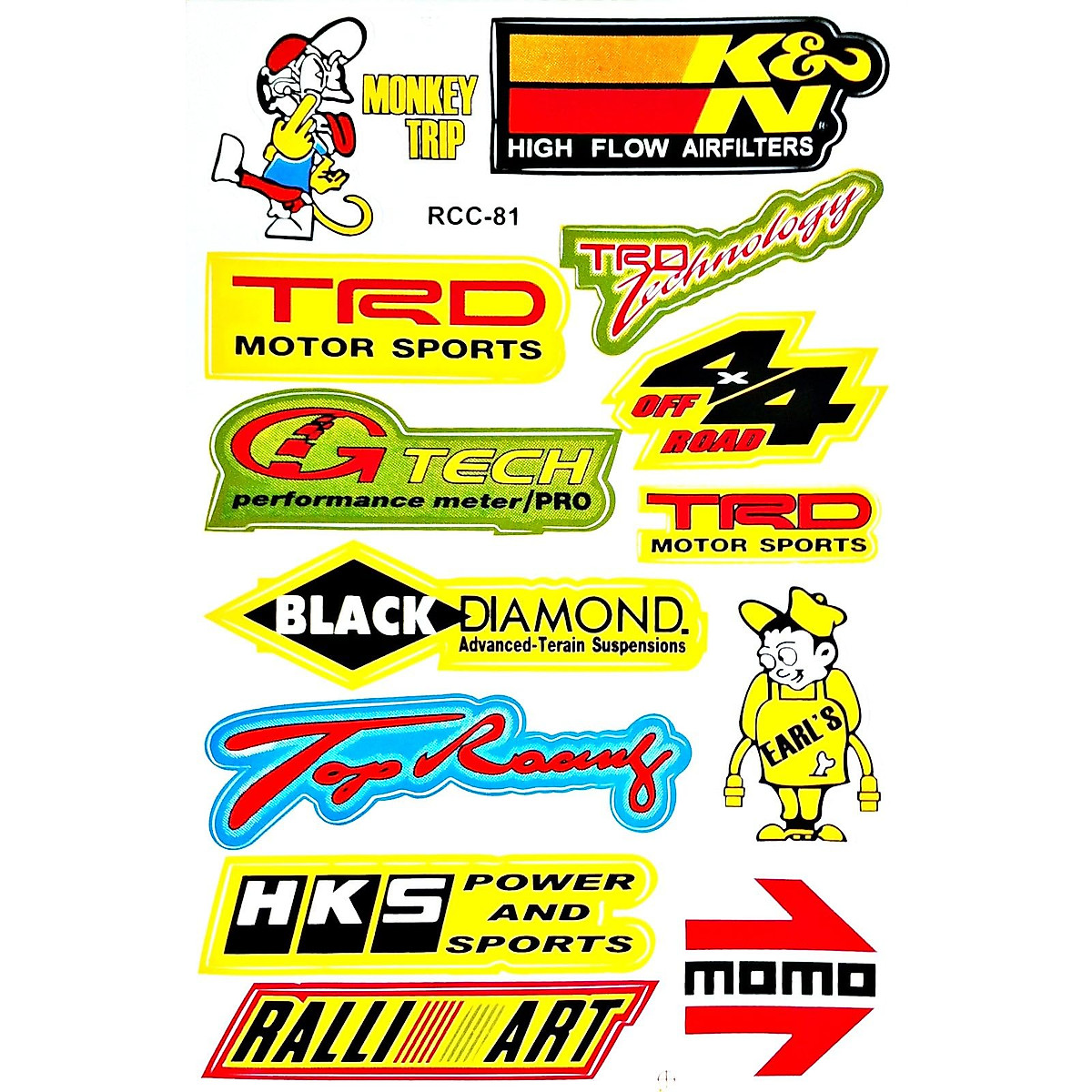 Cars Motorsport Nos Gulf Hot Rod Nascar Drag Racing Lot 6 Vinyl Graphic Decals Stickers D6094