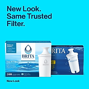 Brita Water Filter Pitcher Bundle with Elite Filter + Standard Replacement Filters