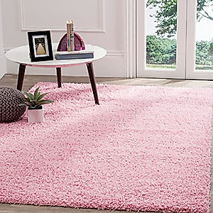 SAFAVIEH Athens Shag Collection 10' x 14' Navy SGA119N Non-Shedding Living Room Bedroom Dining Room Entryway Plush 1.5-inch Thick Area Rug