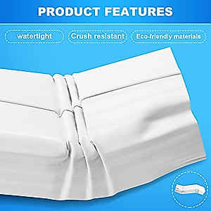 Gutter Downspout Elbow Extensions Offset 2x3 - White S-Shape [Leader Style A ]