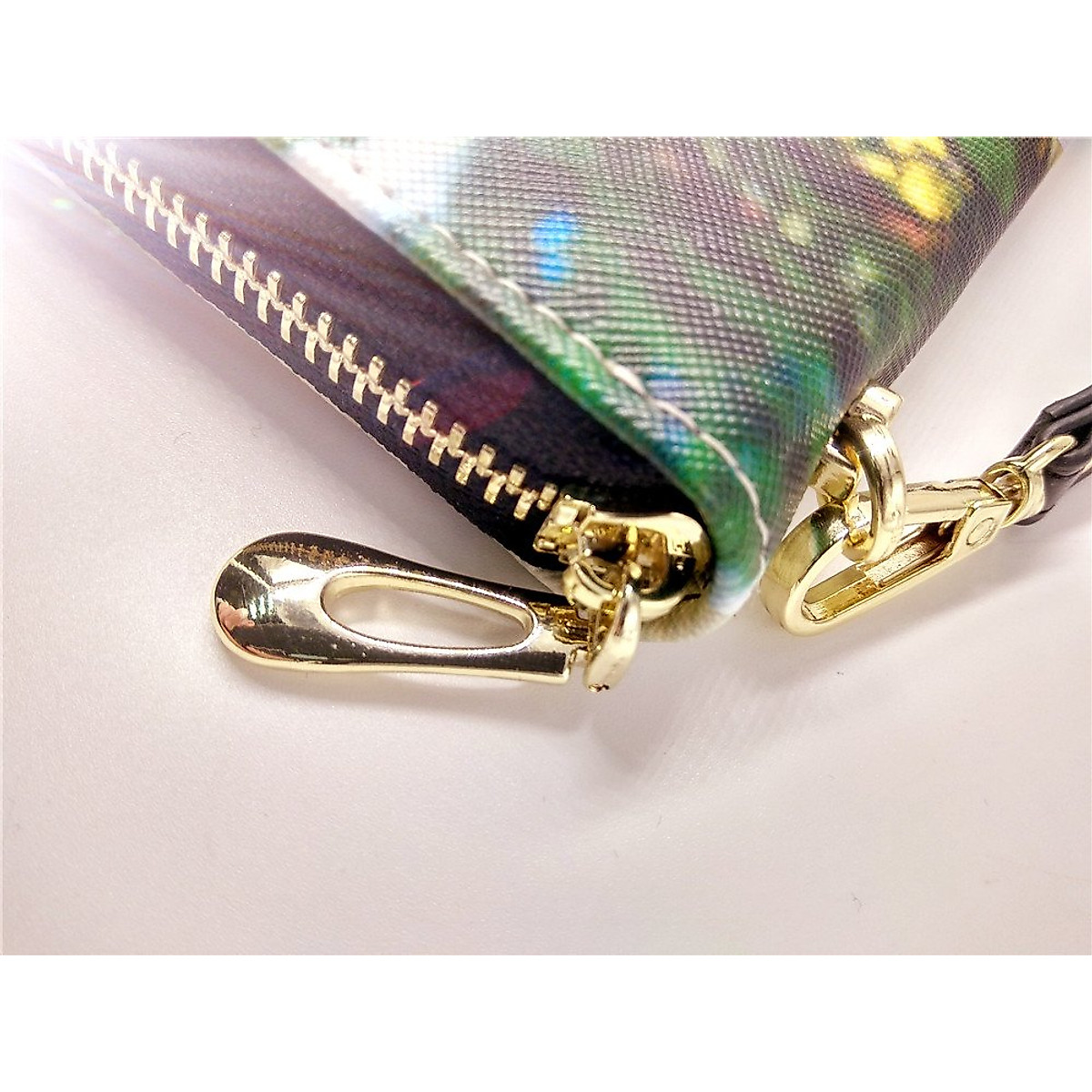 a266XDKSJK Women Leather Wallet Custom Photos Wallets Personality Clutch Bag Card Case Cash Holder Wallets Print Any Photo(Black Double Side)