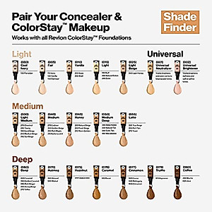 Revlon ColorStay Skin Awaken 5-in-1 Concealer, Lightweight, Creamy Longlasting Face Makeup with Caffeine & Vitamin C, For Imperfections, Dark Circles & Redness, 001 Universal Neutralizer, 0.27 fl oz