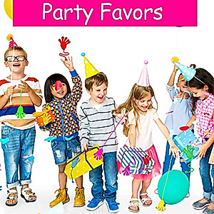 Thremhoo 40 Pcs Sticky Hands for Kids Goodie Bag Stuffer Stretchy Treasure Box Toy Classroom Prize Student Mini Toys Bulk Pinata Fillers Gift Bag Slap Hand Summer Party Favor Supplies Boy Girl