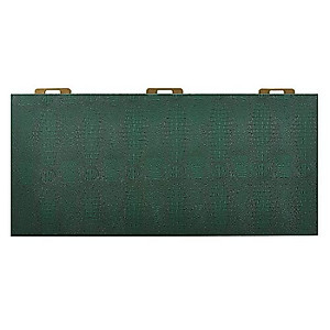 Southern Enterprises Carabelle Desk, Textured Emerald Alligator, Gold