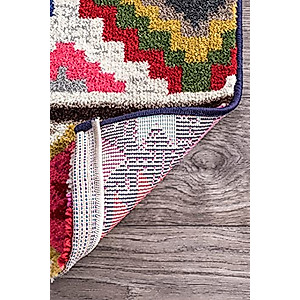 nuLOOM Lizmar Retro Runner Rug, 2' 5" x 8', Multi