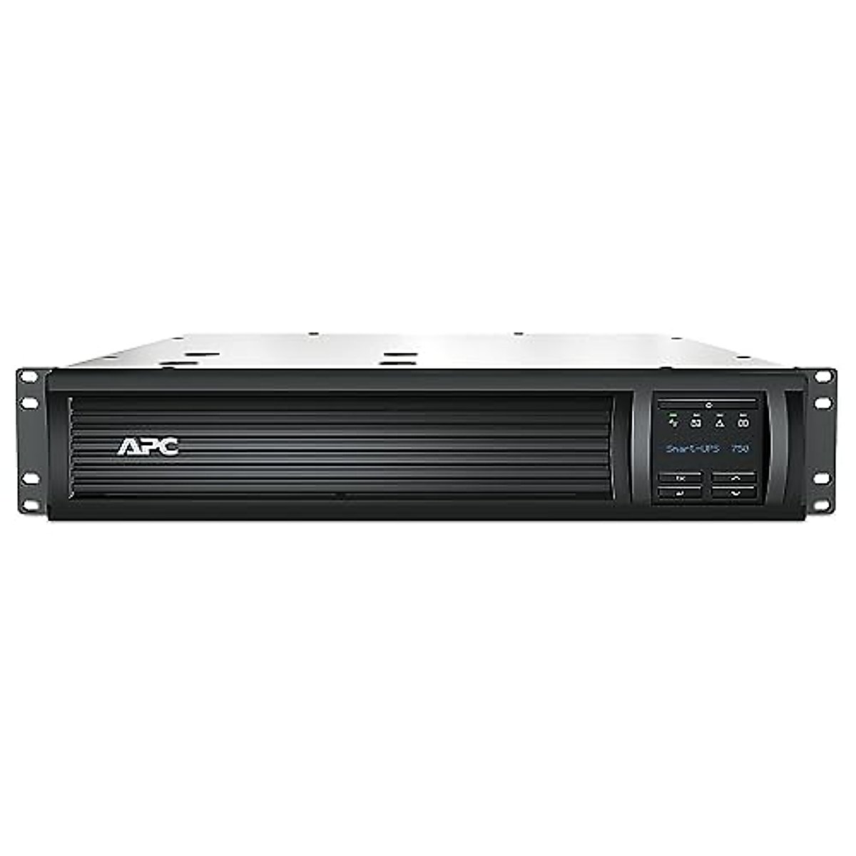 APC 750VA Smart UPS with SmartConnect and Network Card, SMT750RM2UCNC, Rackmount 2U, Sinewave UPS Battery Backup, 120V, Line Interactive Uninterruptible Power Supply